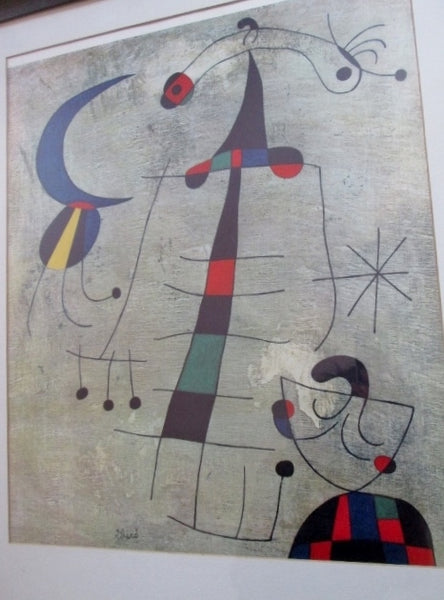 Frame JOAN MIRO SPAIN SURREALISM SURREALISTIC Picture Print ART ...