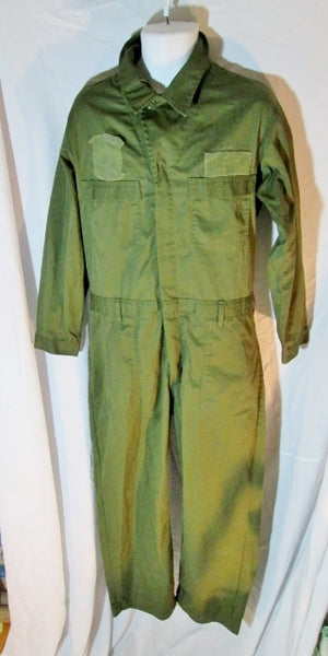 MENS Flyers Coveralls Jumpsuit Flight Utility Suit UNICOR 44L GREEN OL ...